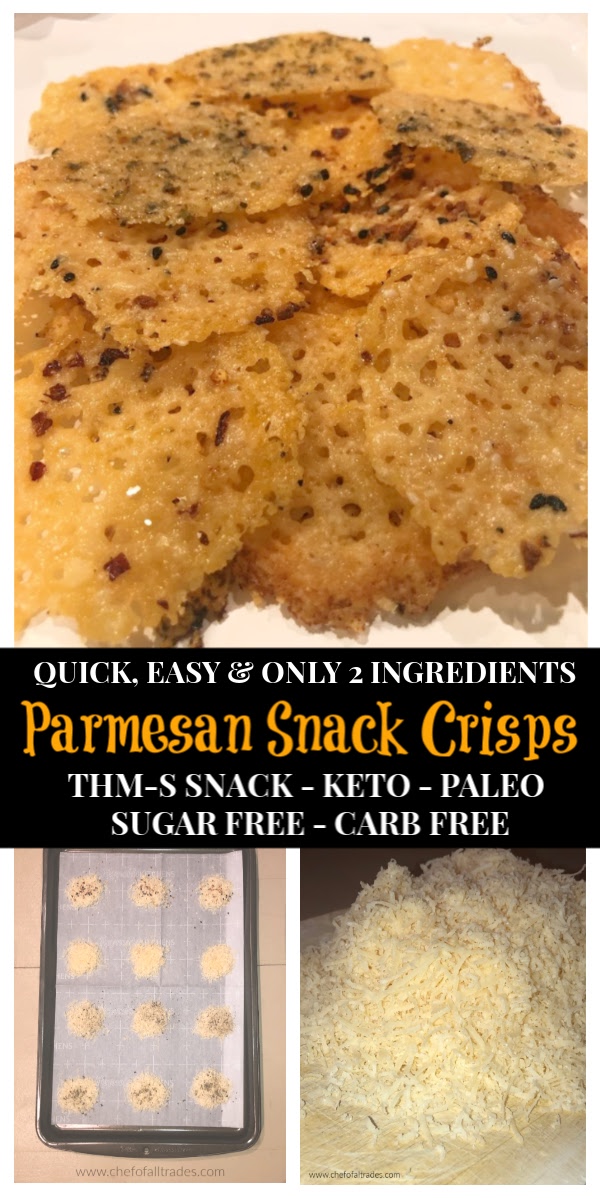 Parmesan Snack Crisps - Chef of All Trades - THM Friendly Snack