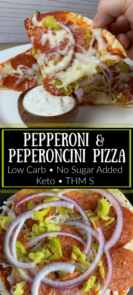 Pepperoni & Peperoncini Pizza - Chef of All Trades Low Carb - Sugar Free