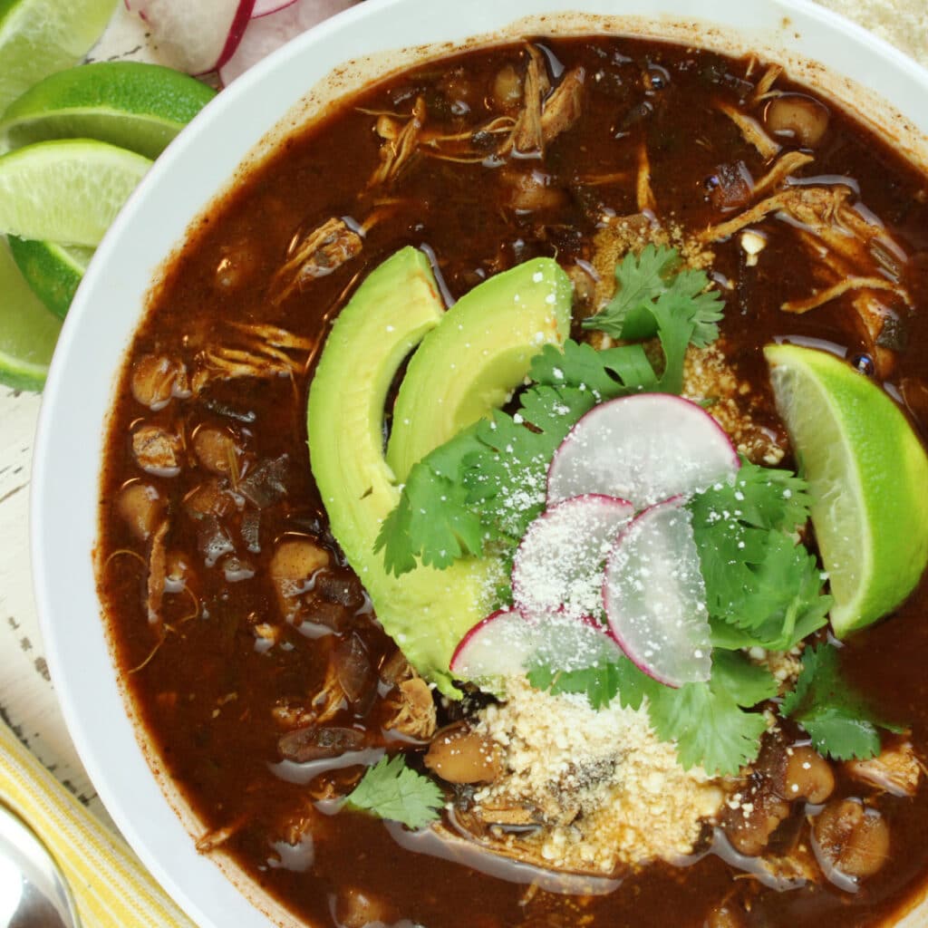 Easy Crockpot Chicken Pozole - 4 Quick & Easy Steps