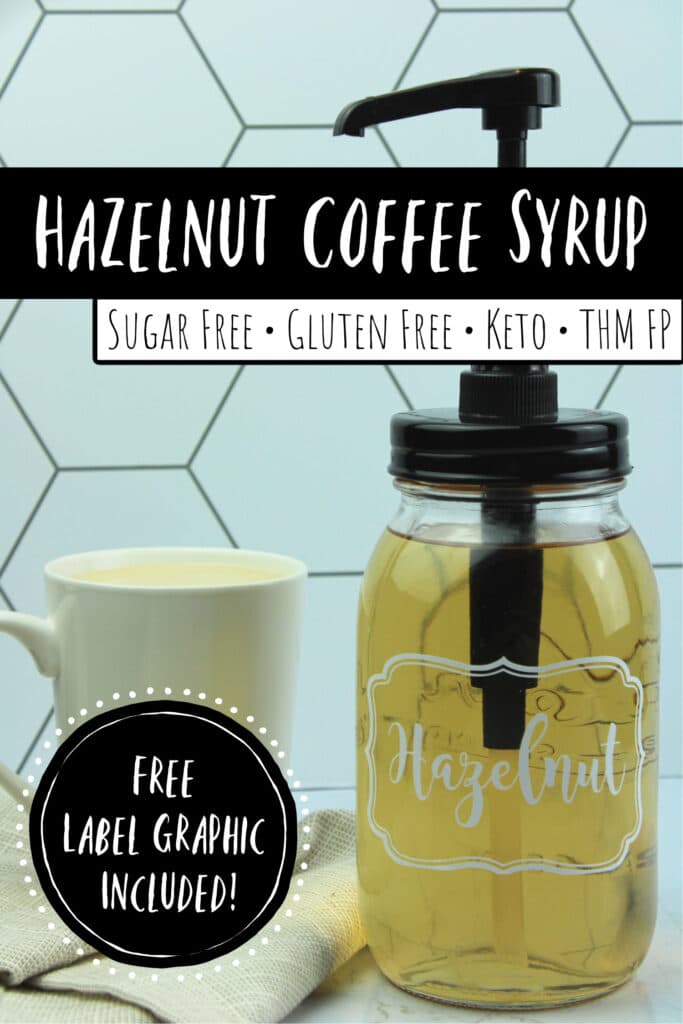 Sugar-Free Hazelnut Coffee Syrup - Uses Gentle Sweet